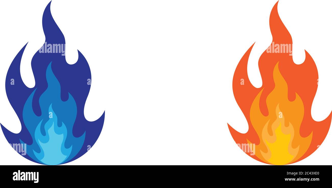 Fire flame logo template vector icon Oil, gas and energy logo concept ...