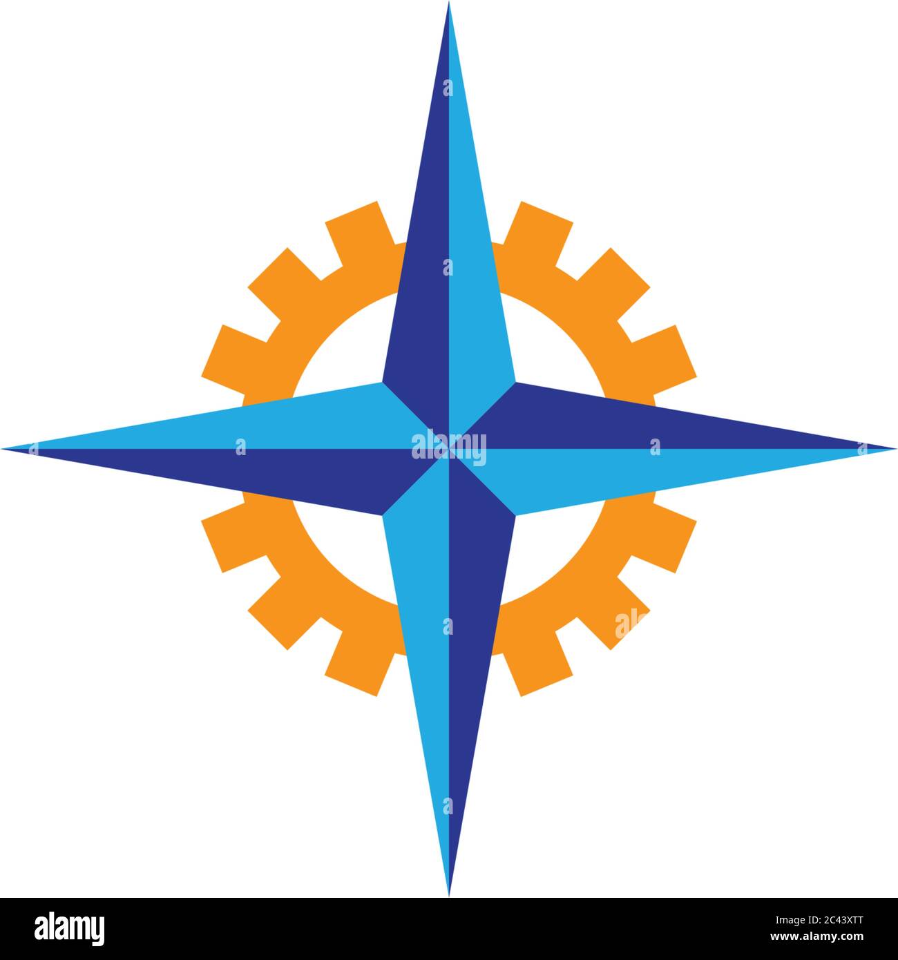 Compass Logo Template vector icon illustration design Stock Vector ...