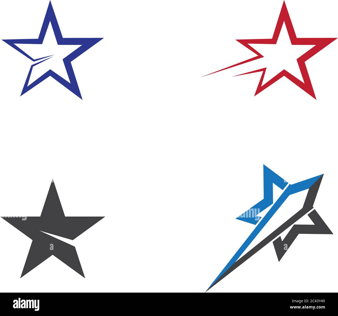 Star logo template illustration design Stock Vector Image & Art - Alamy