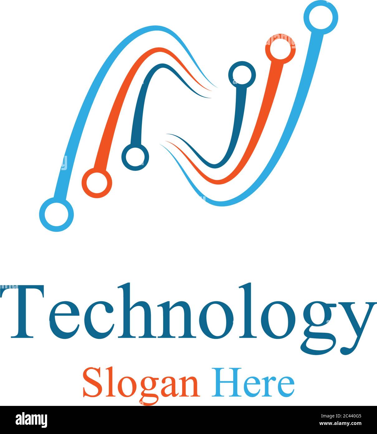 Technology logo template Stock Vector Image & Art - Alamy