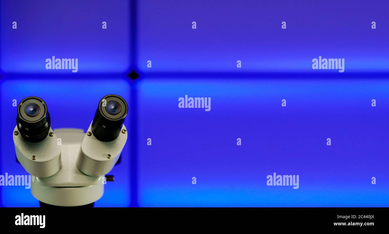 Microscope banner hi-res stock photography and images - Alamy