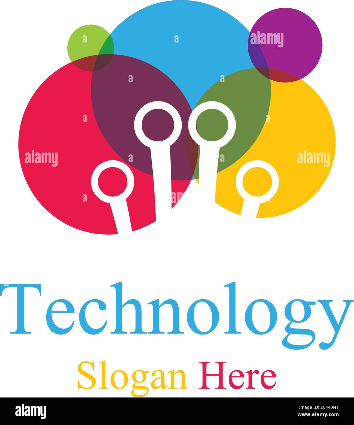 Technology logo template Stock Vector Image & Art - Alamy