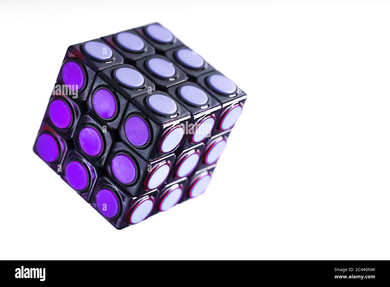 Krasnodar, Russia-June 11, 2020: Rubik's Cube Concept puzzle with round ...