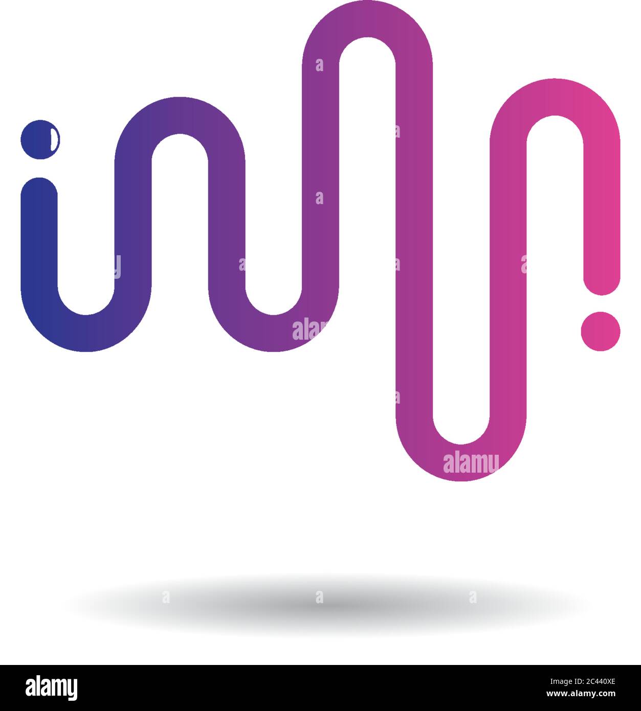 Pulse symbol illustration design Stock Vector Image & Art - Alamy