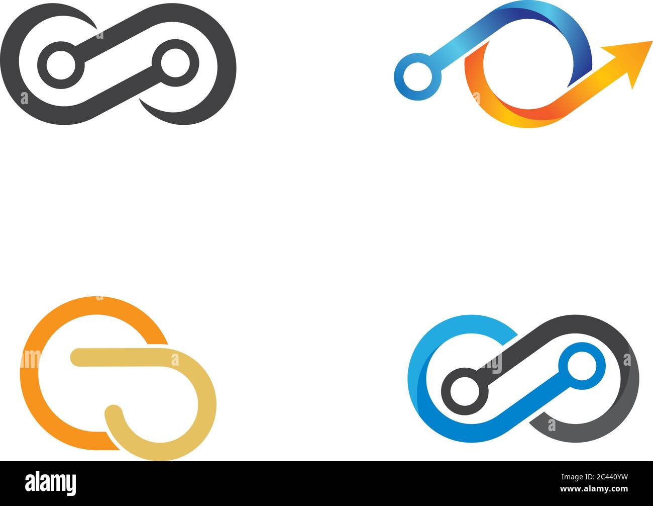 Infinity logo vector icon illustration design Stock Vector Image & Art ...