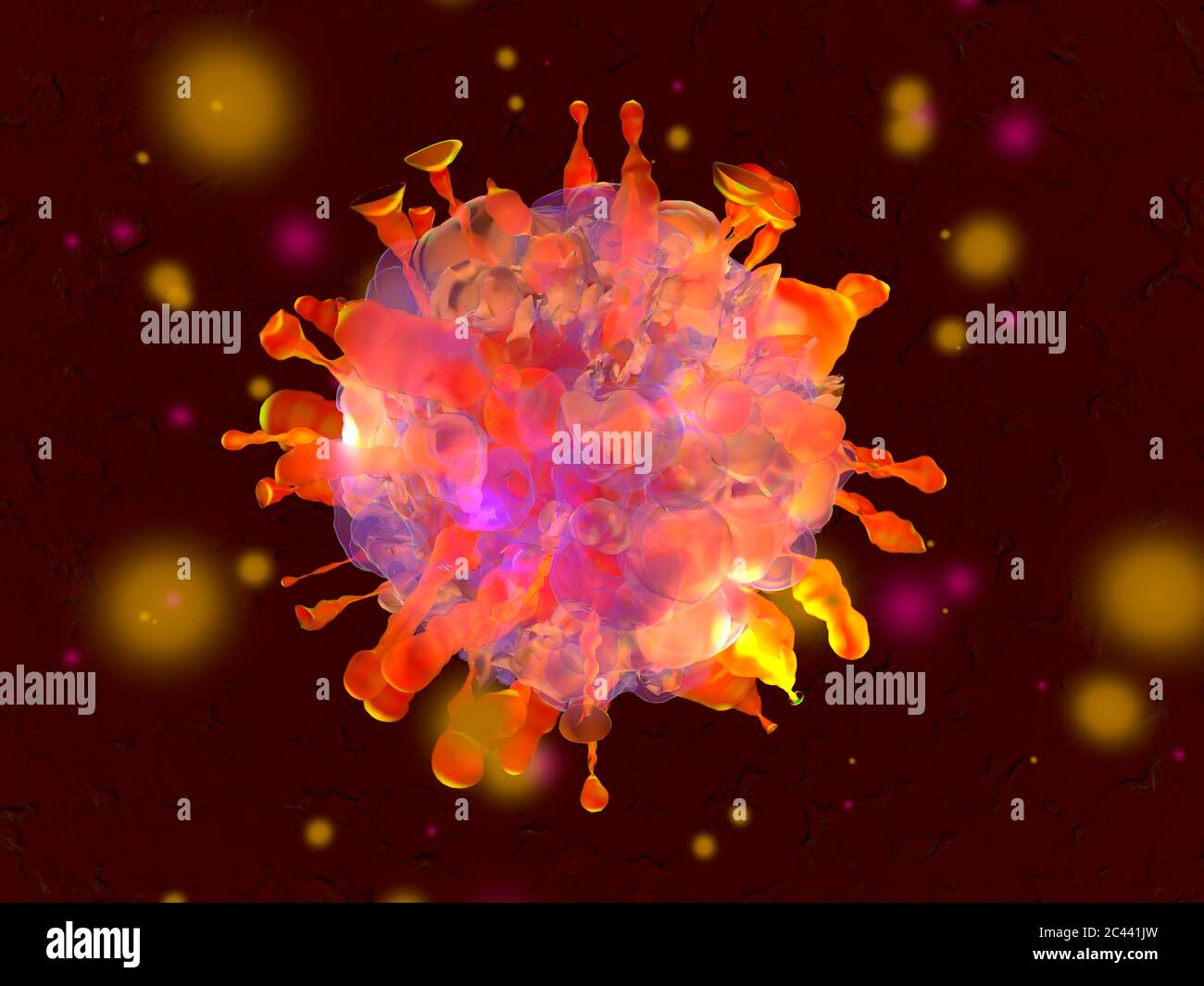 Virus cell hi-res stock photography and images - Alamy