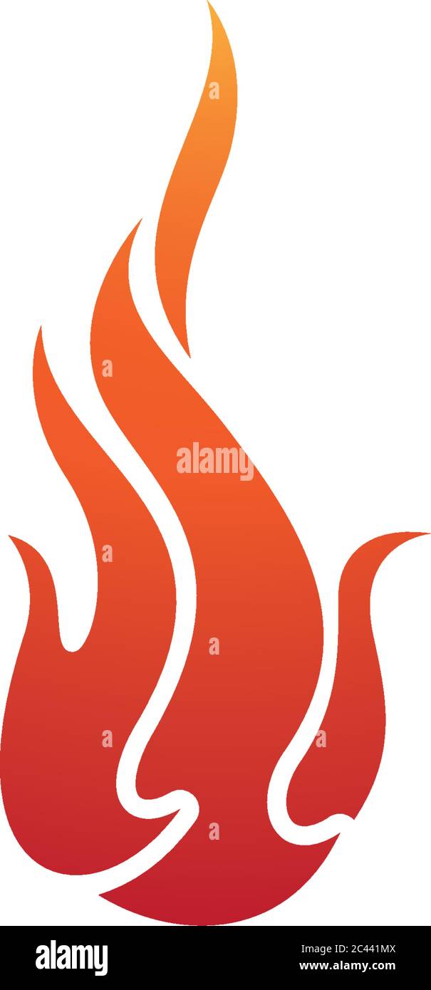 Fire logo template vector icon Stock Vector Image & Art - Alamy