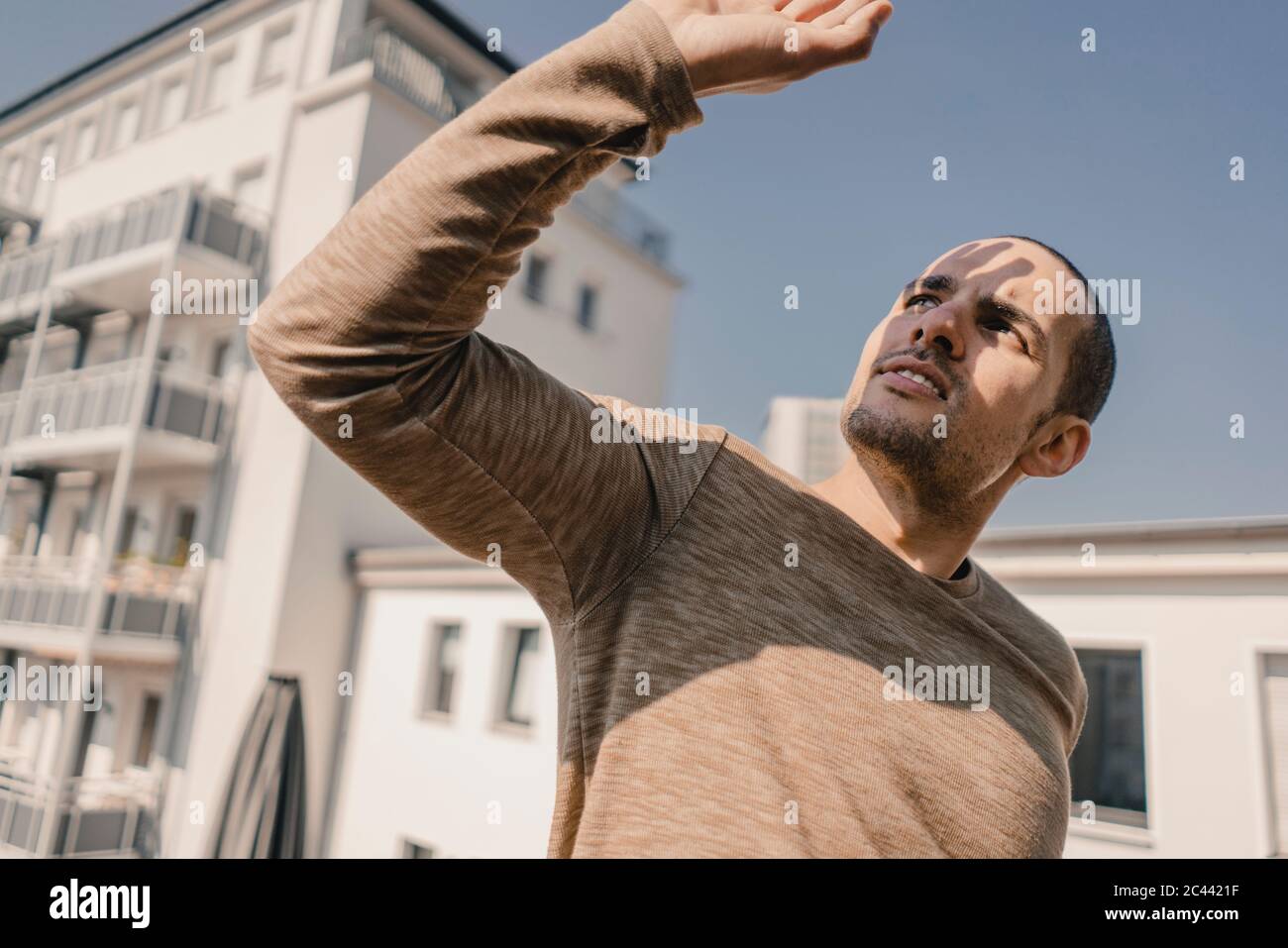 Sun shielding hi-res stock photography and images - Alamy