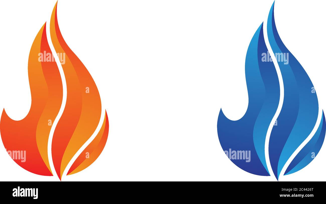 Fire logo template vector icon Stock Vector Image & Art - Alamy
