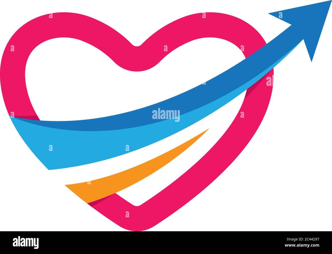 Love logo template symbol icon illustration design Stock Vector Image ...