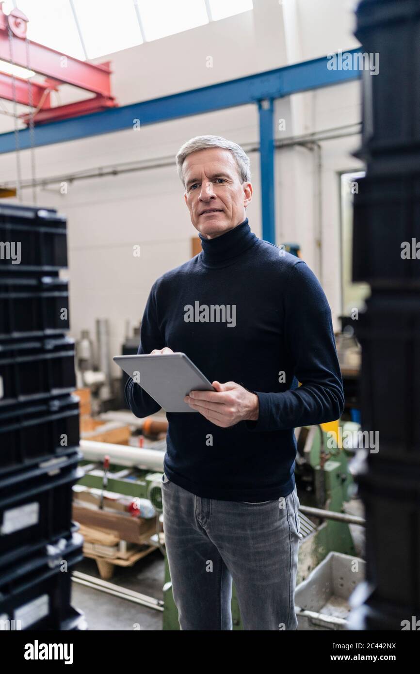 Male supervisor using digital hi-res stock photography and images - Alamy