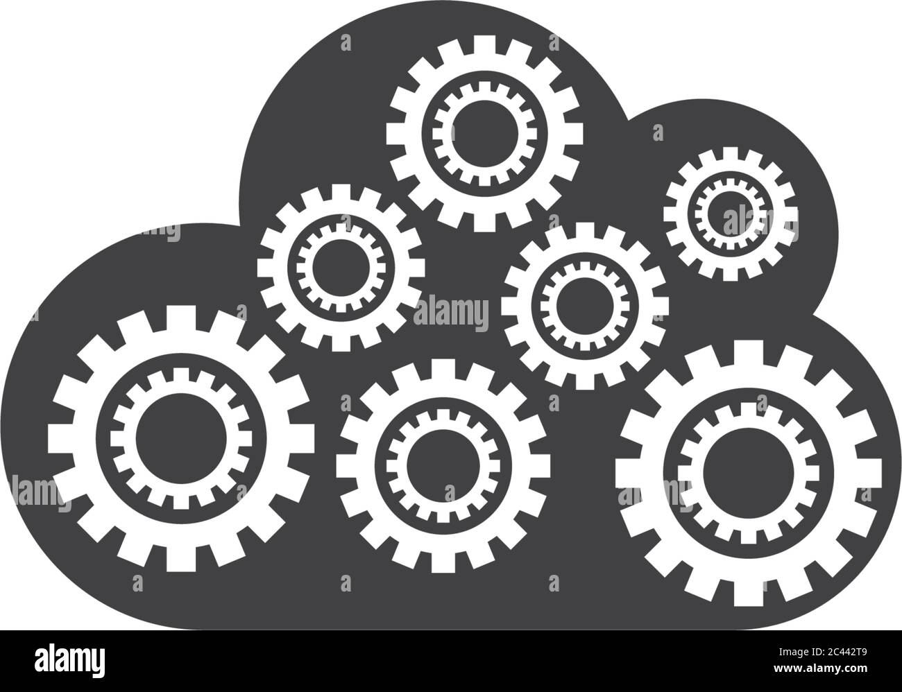 Gear symbol illustration design Stock Vector Image & Art - Alamy