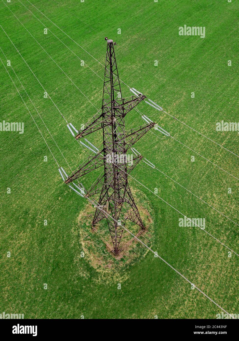 Pylon field hi-res stock photography and images - Alamy