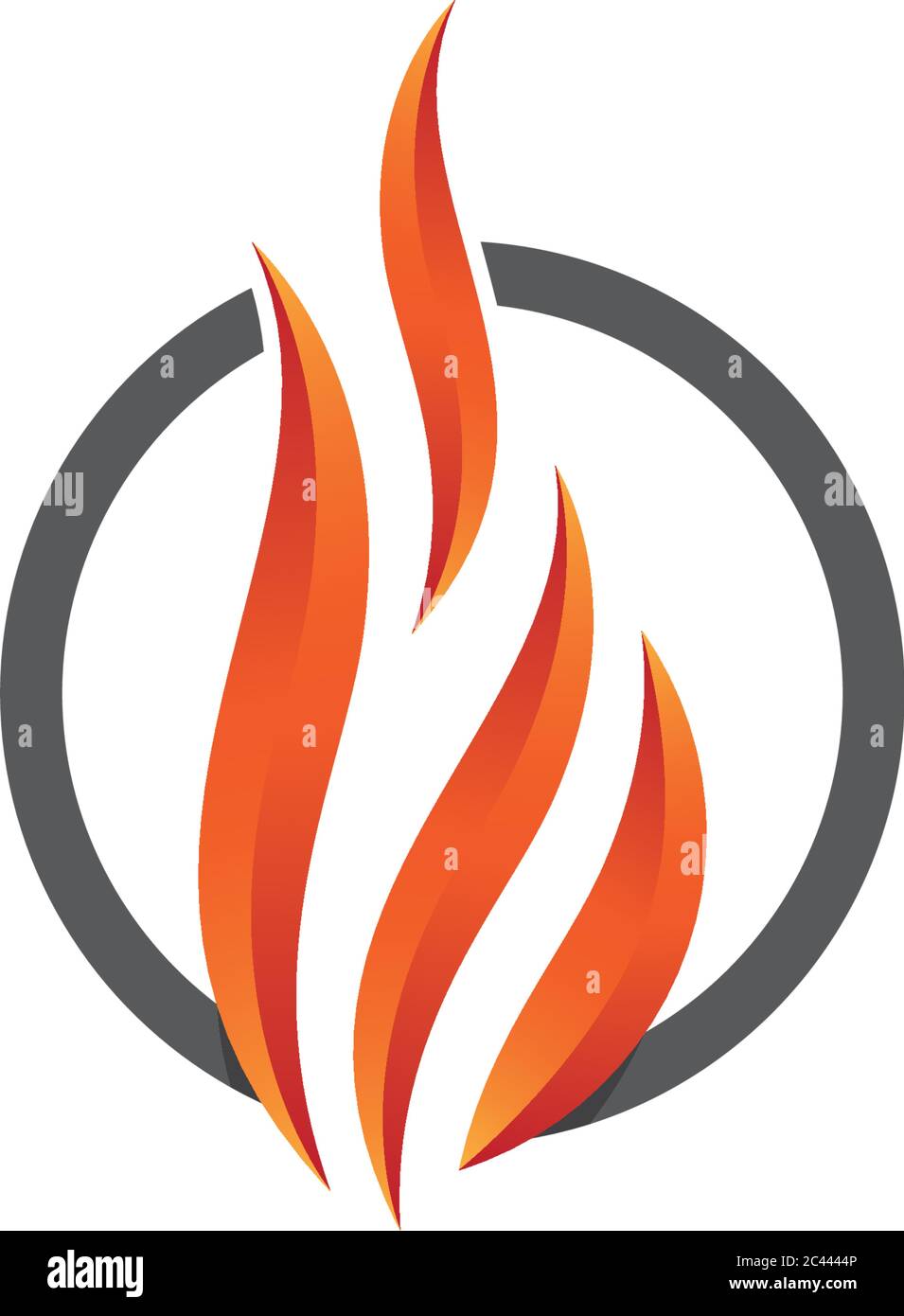Fire logo template vector icon Stock Vector Image & Art - Alamy