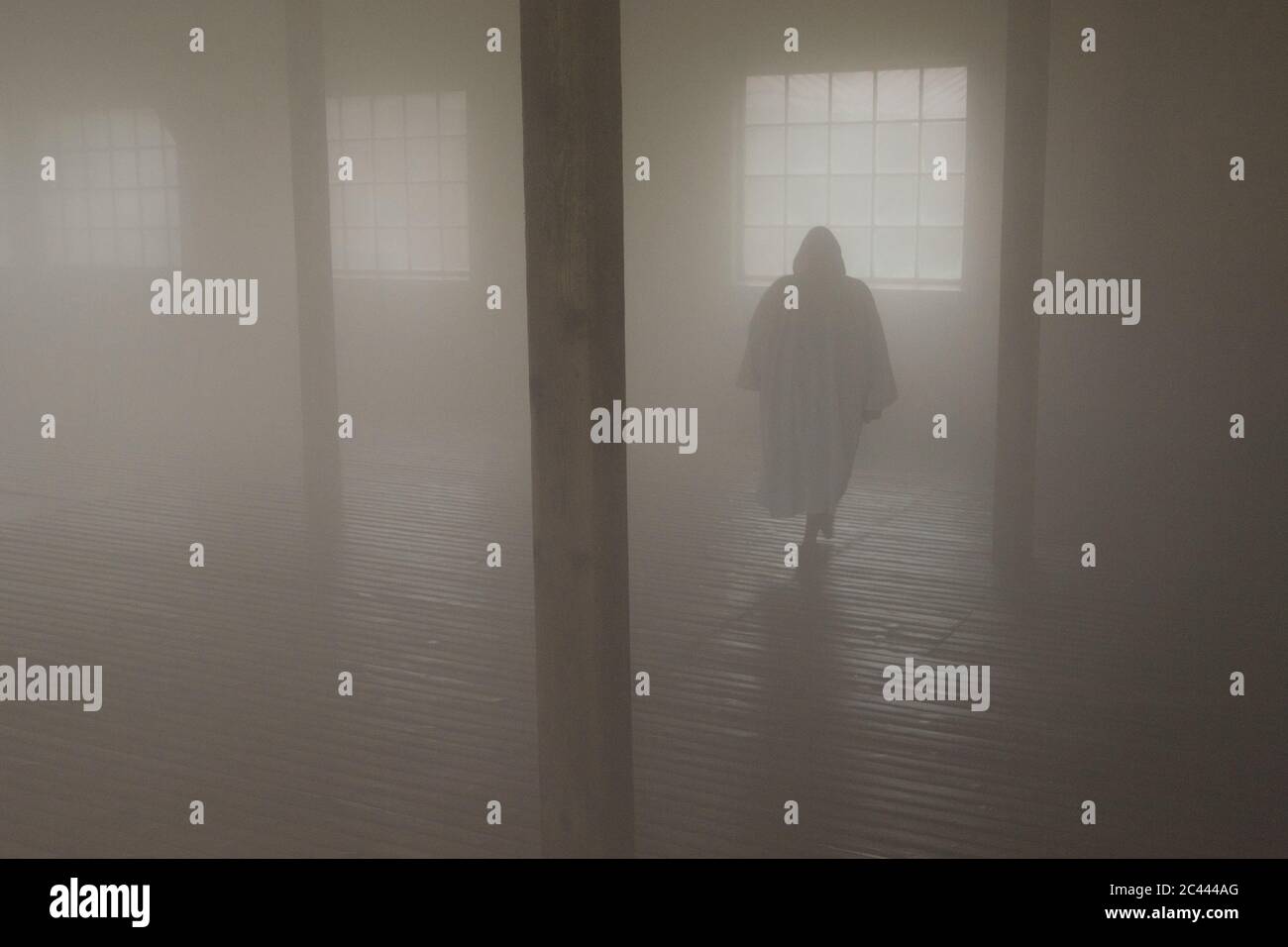 Man in a brine spa Stock Photo - Alamy