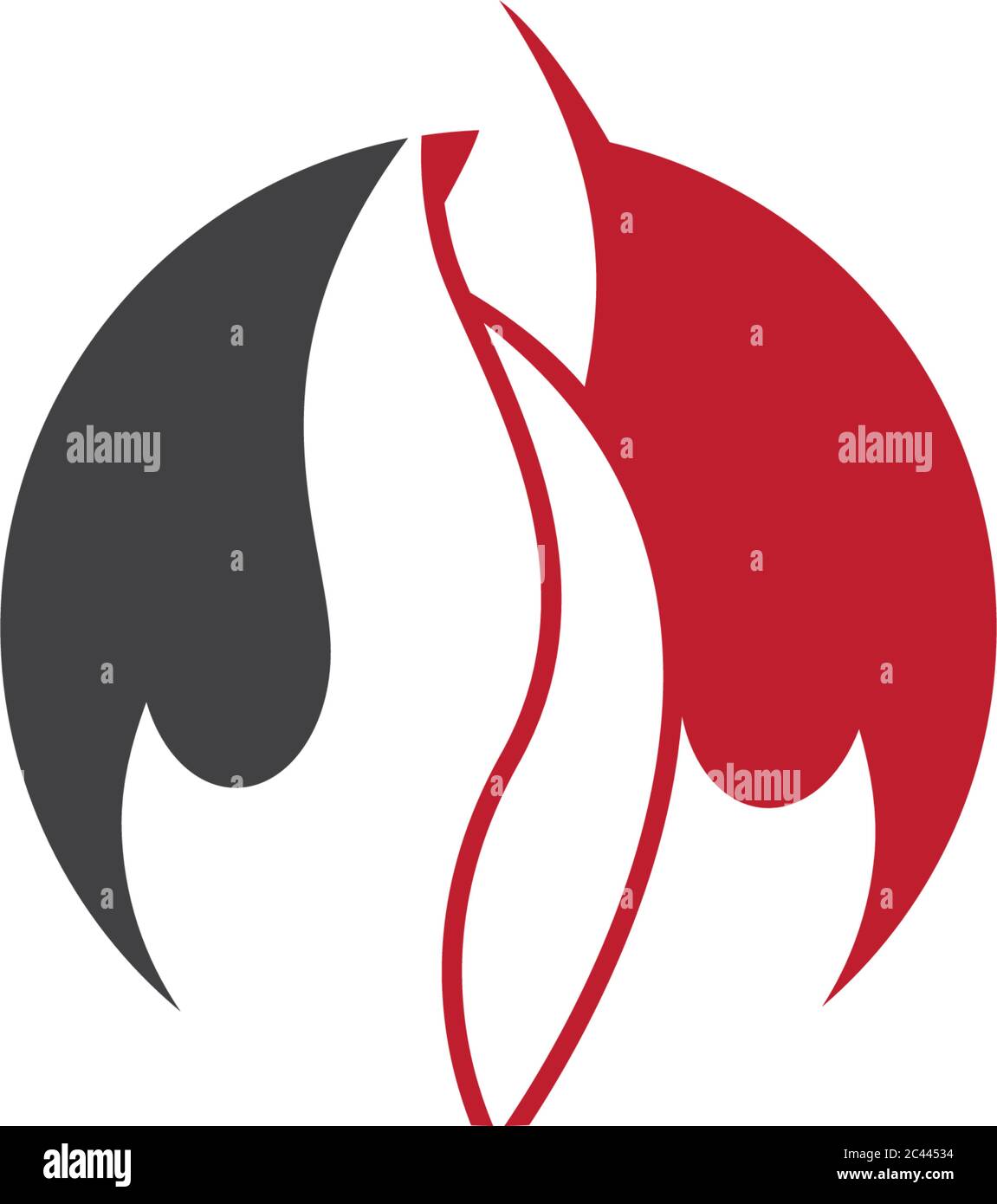 Fire logo template vector icon Stock Vector Image & Art - Alamy