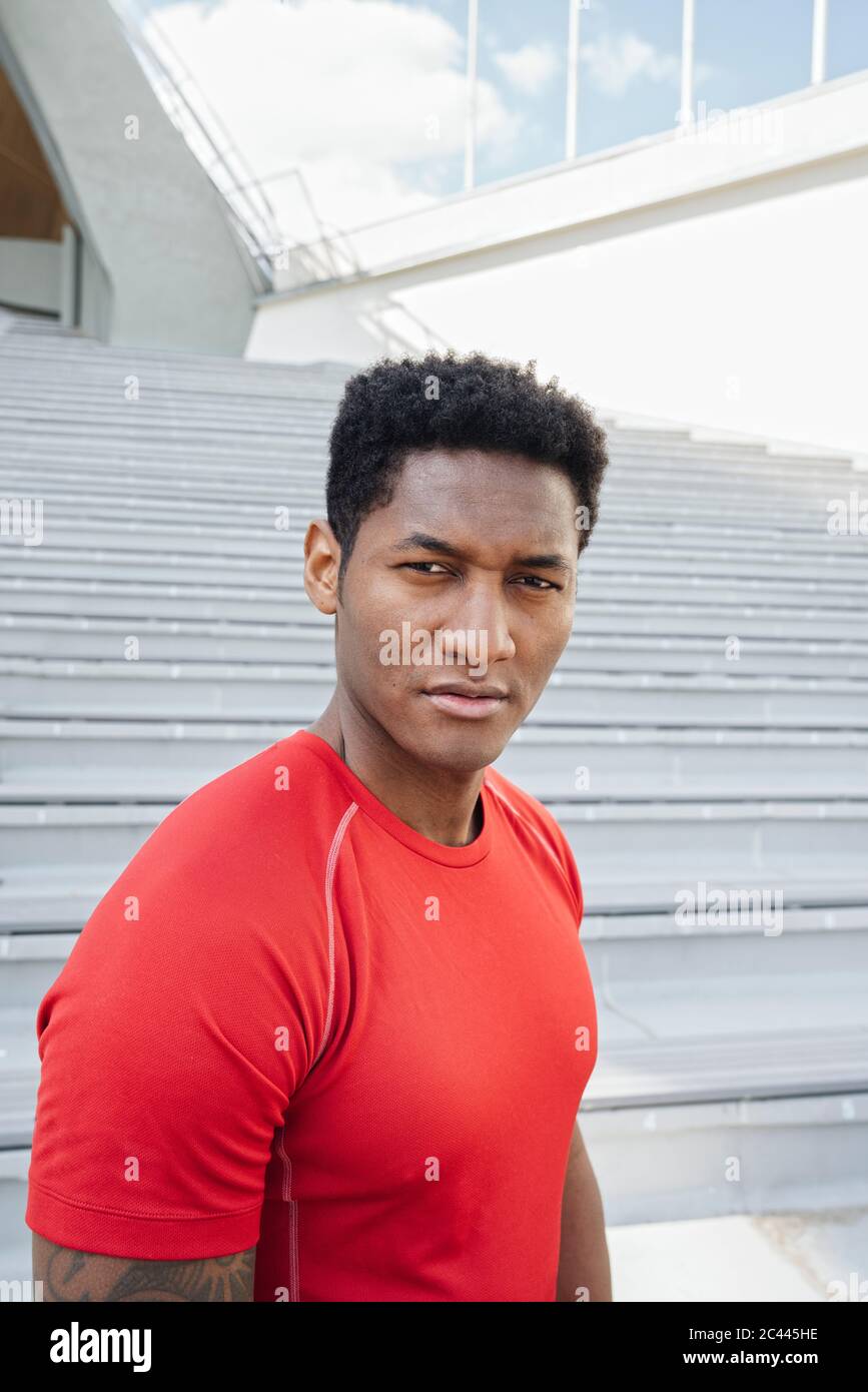 Portrait of a sportsman Stock Photo - Alamy