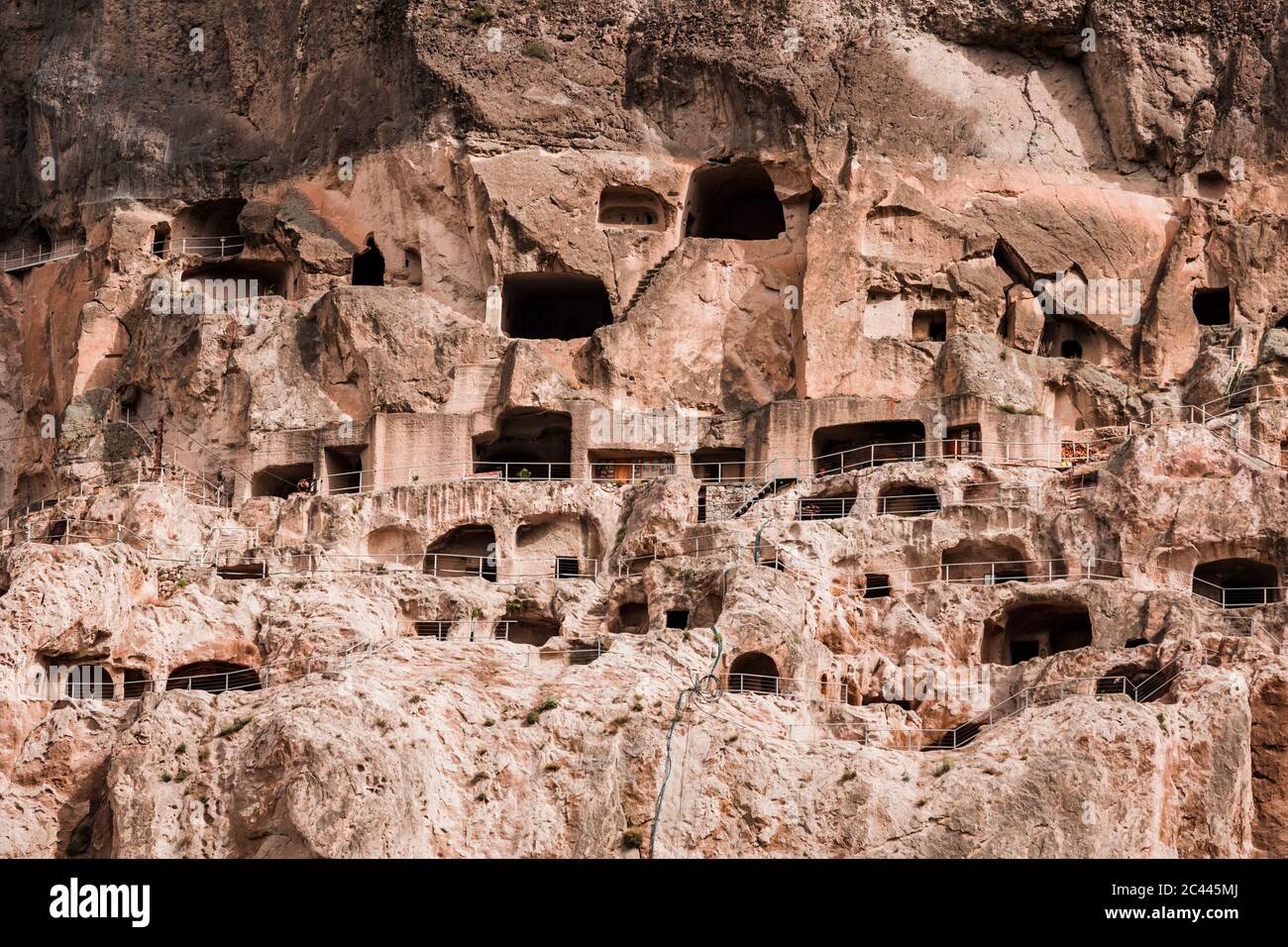 Georgia, Samtskhe-Javakheti, Vardzia cave monastery Stock Photo - Alamy