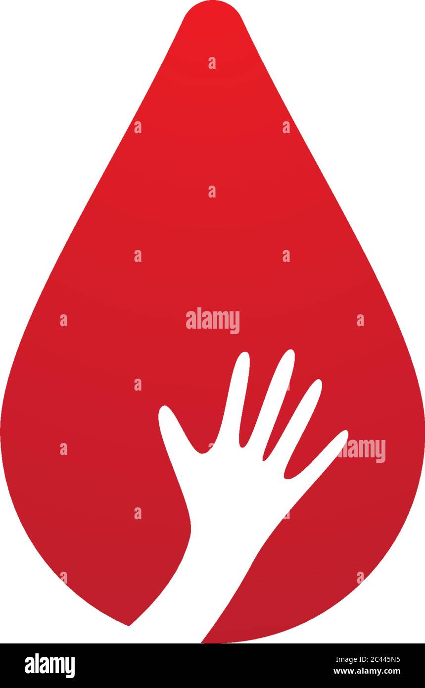 Blood logo template vector icon illustration design Stock Vector Image ...