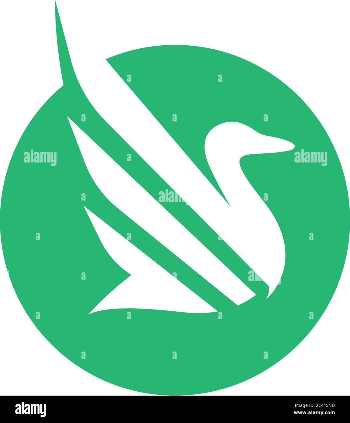 Duck logo template vector icon illustration Stock Vector Image & Art ...