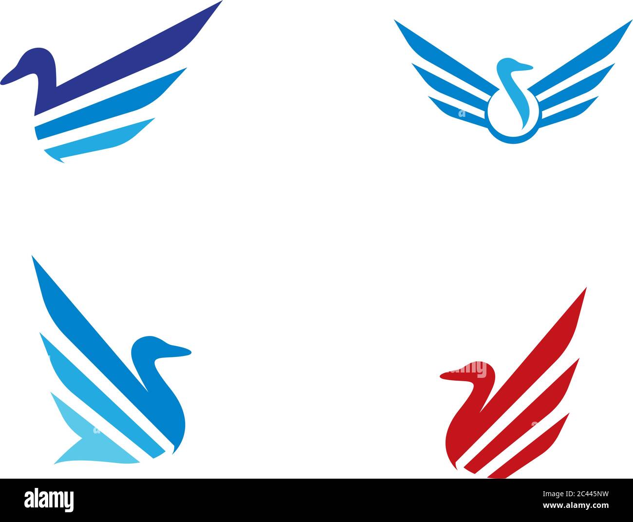 Duck logo template vector icon illustration Stock Vector Image & Art ...