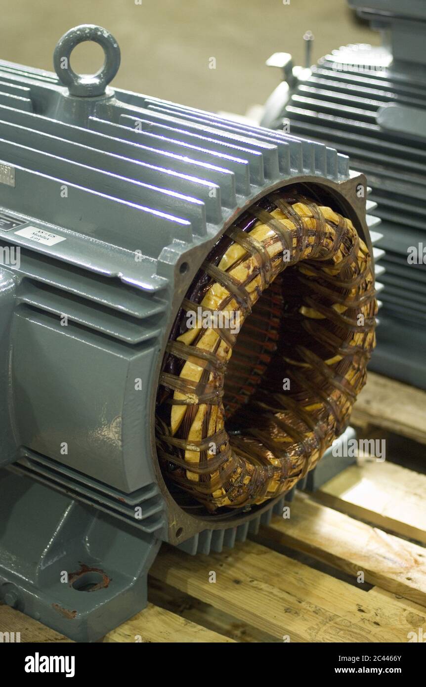 Machine on a pallet Stock Photo - Alamy