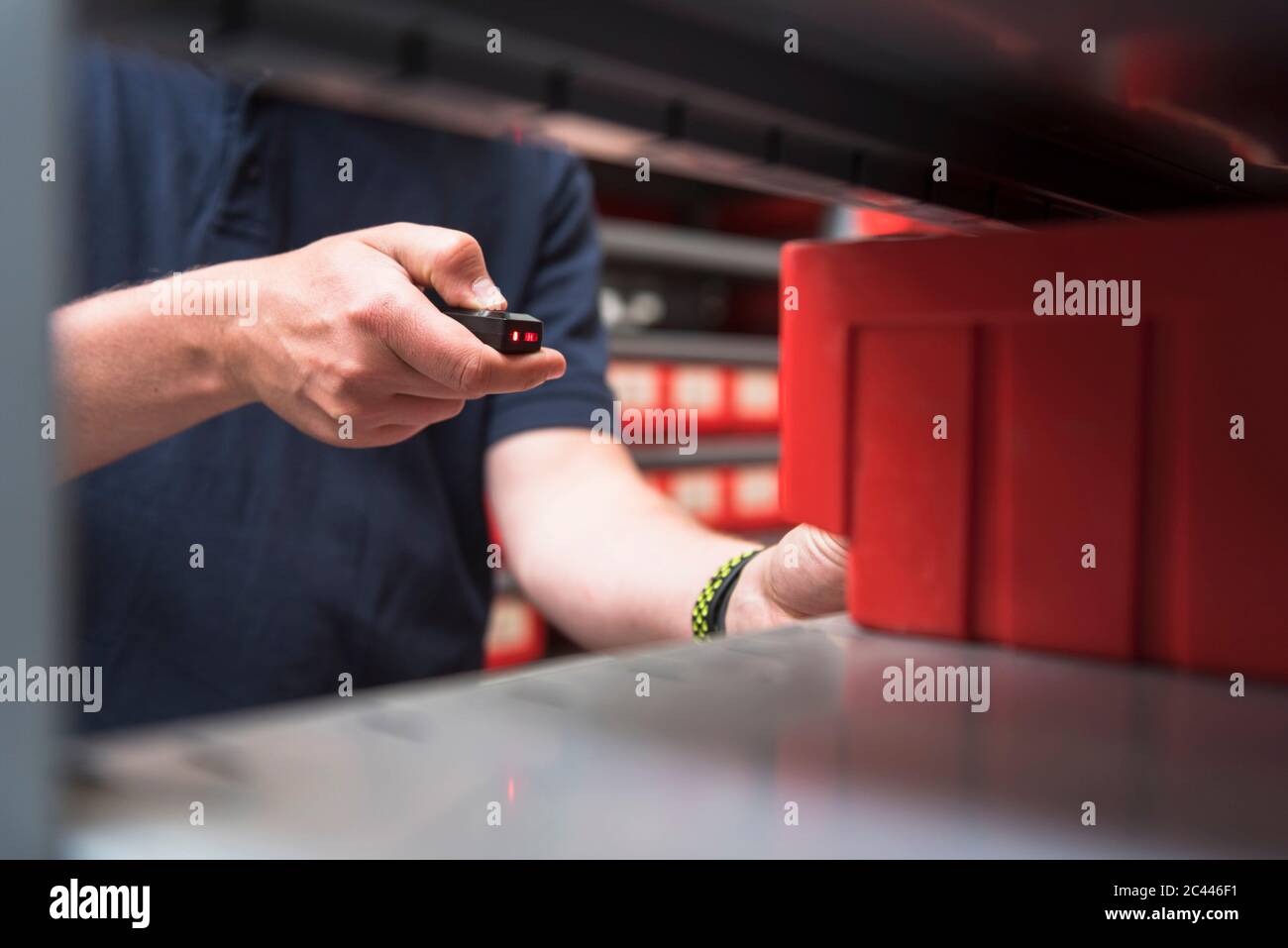 Barcode scanner and factory hi-res stock photography and images - Alamy