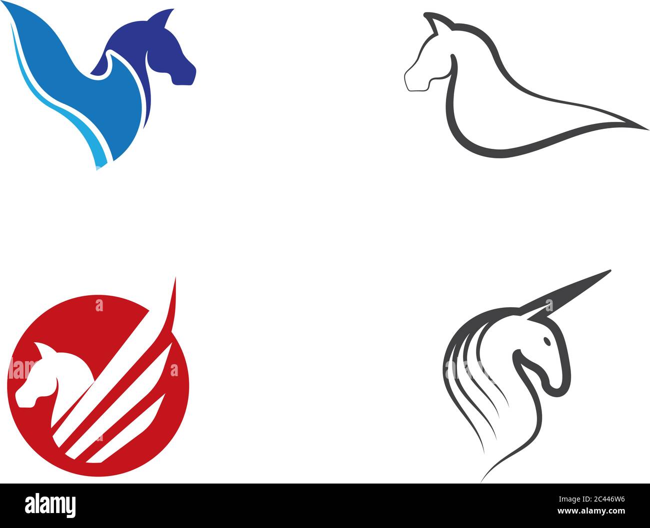 Pegasus logo template vector icon Stock Vector Image & Art - Alamy