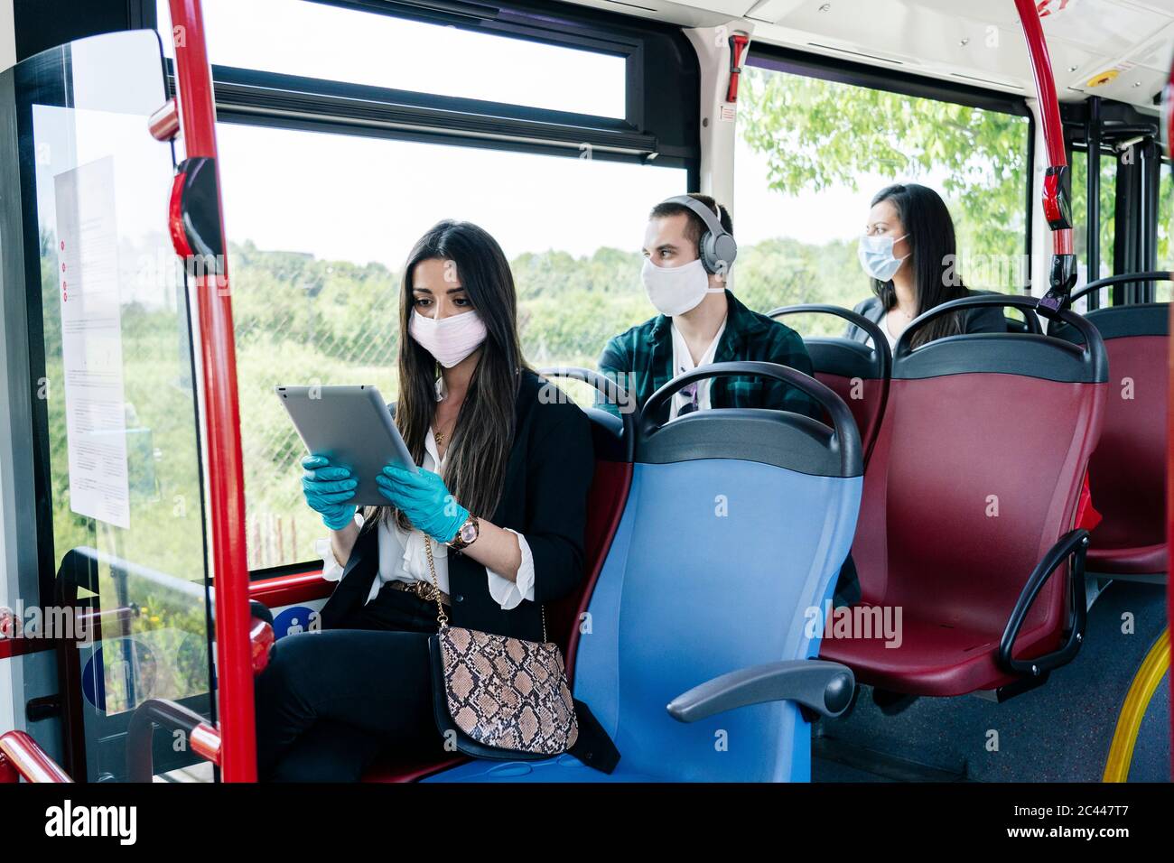 Passengers in a public bus hi-res stock photography and images - Alamy