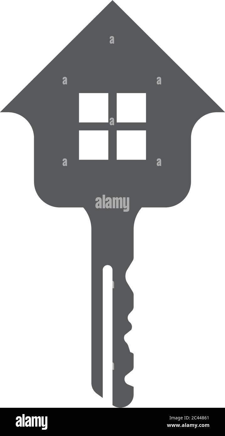 Key logo template vector icon illustration Stock Vector Image & Art - Alamy