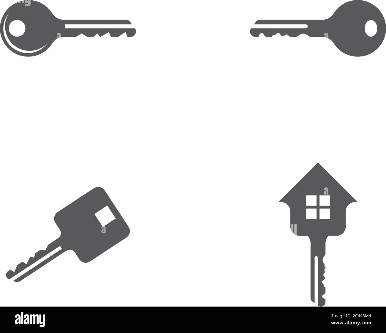 Vintage key color icon Black and White Stock Photos & Images - Alamy