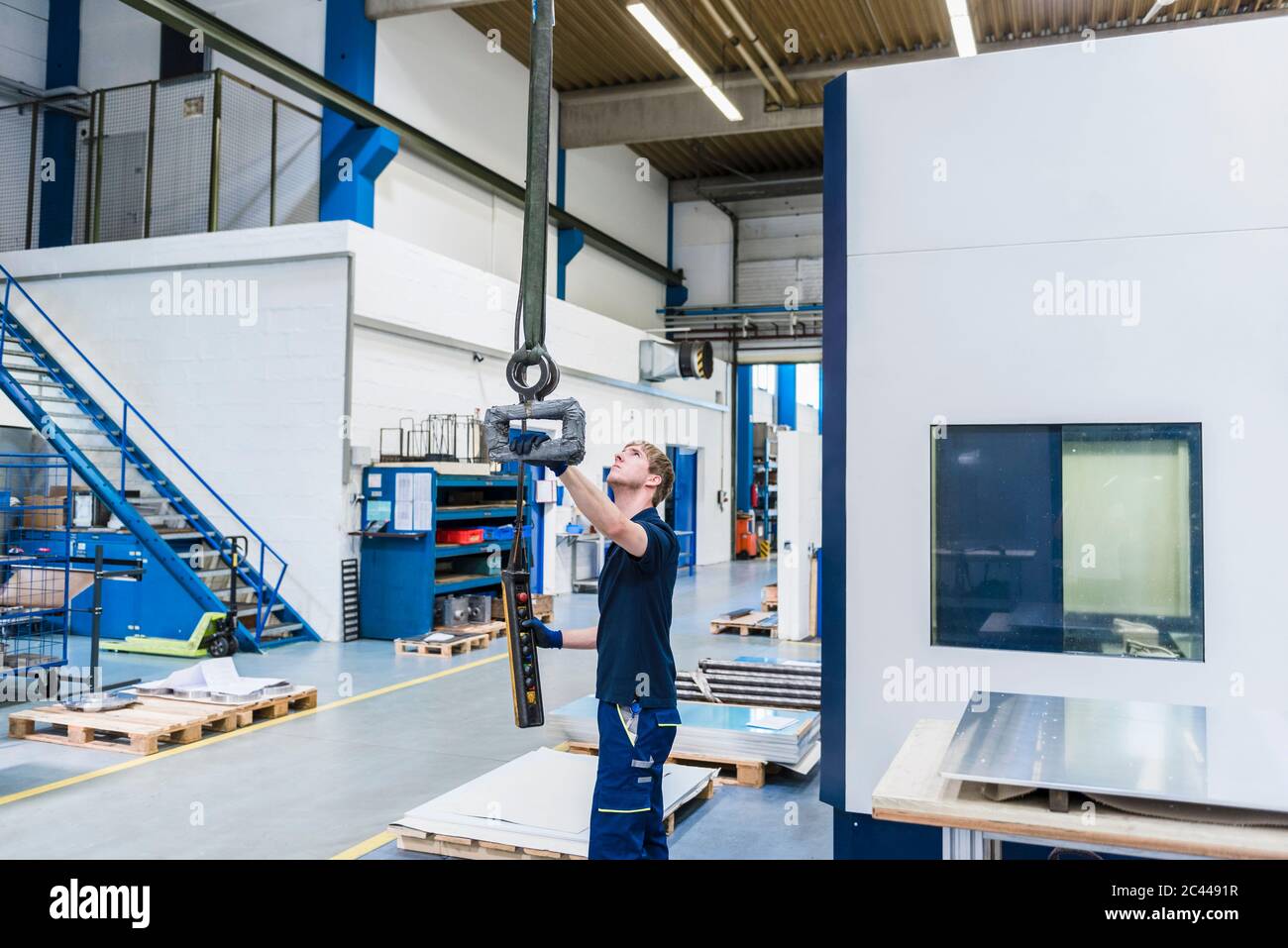 Man Up Crane High Resolution Stock Photography and Images - Alamy