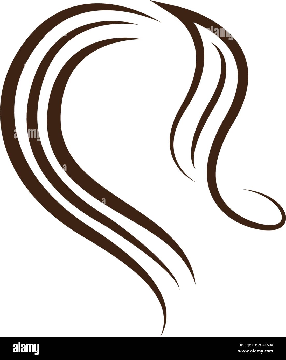 Hair logo template vector icon illustration design Stock Vector Image ...