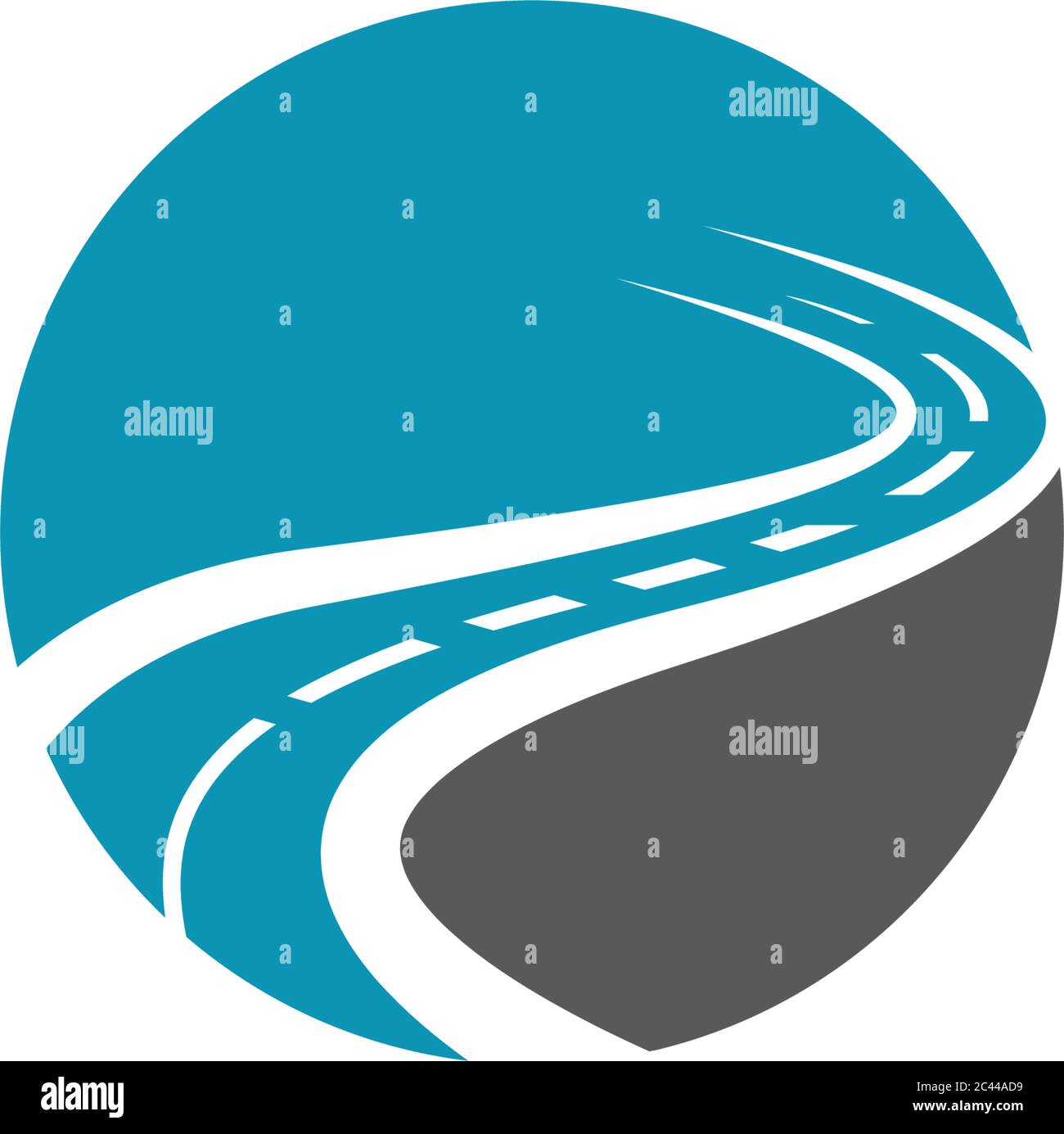 Road logo template vector icon illustration design Stock Vector Image ...