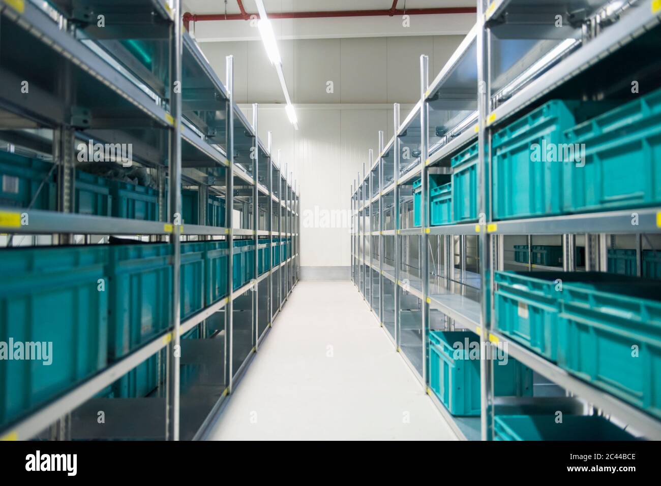 Storehouse in a factory Stock Photo - Alamy