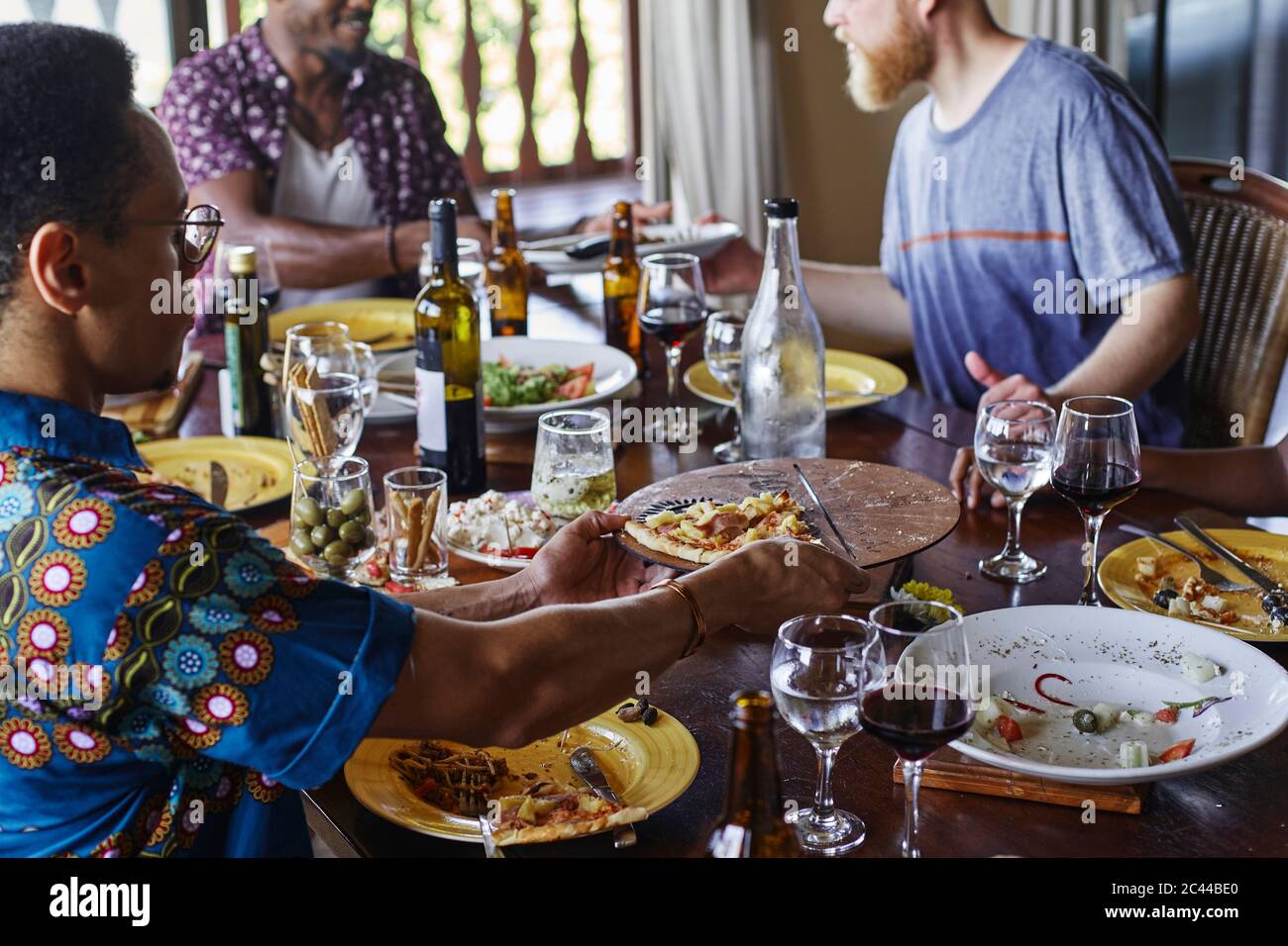 American eating table hi-res stock photography and images - Alamy