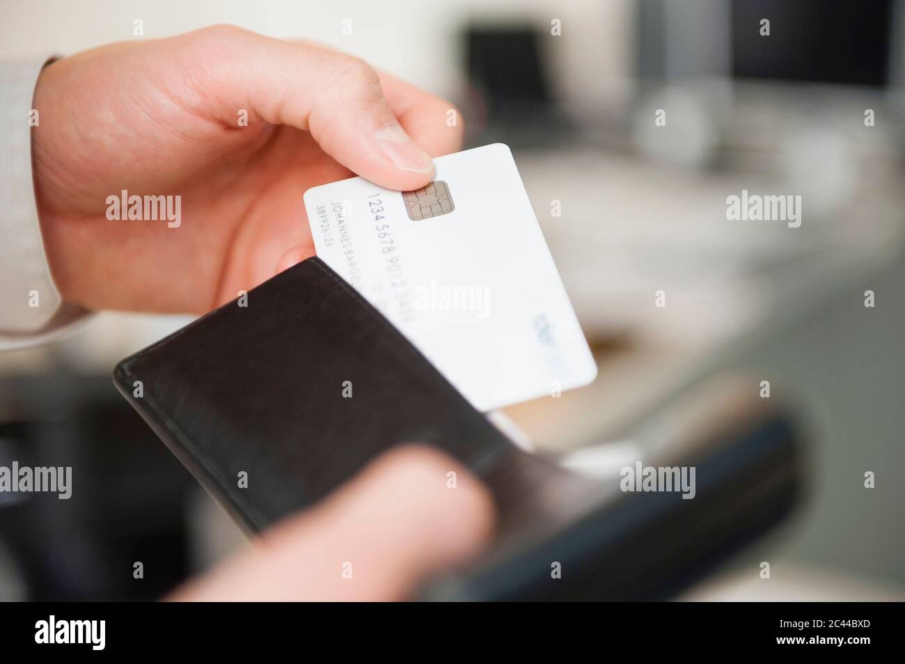 Hands holding card hi-res stock photography and images - Alamy