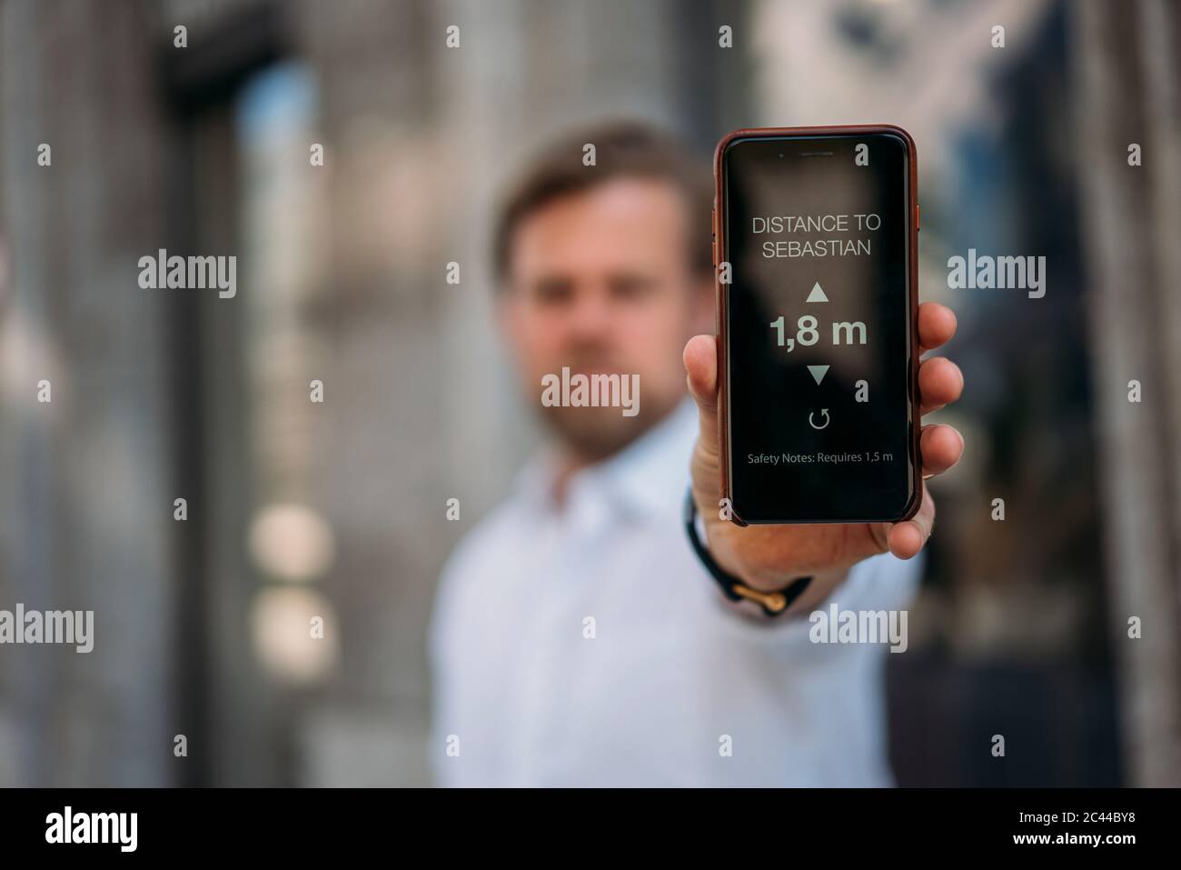 Close communication at distance hi-res stock photography and images - Alamy