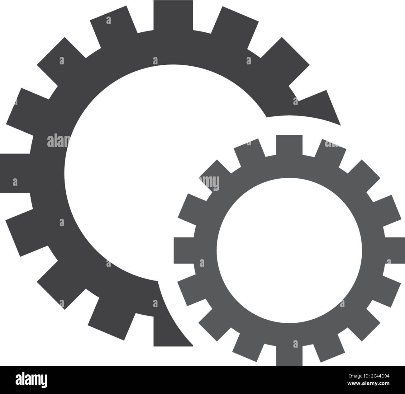 Gear logo template vector icon illustration design Stock Vector Image ...