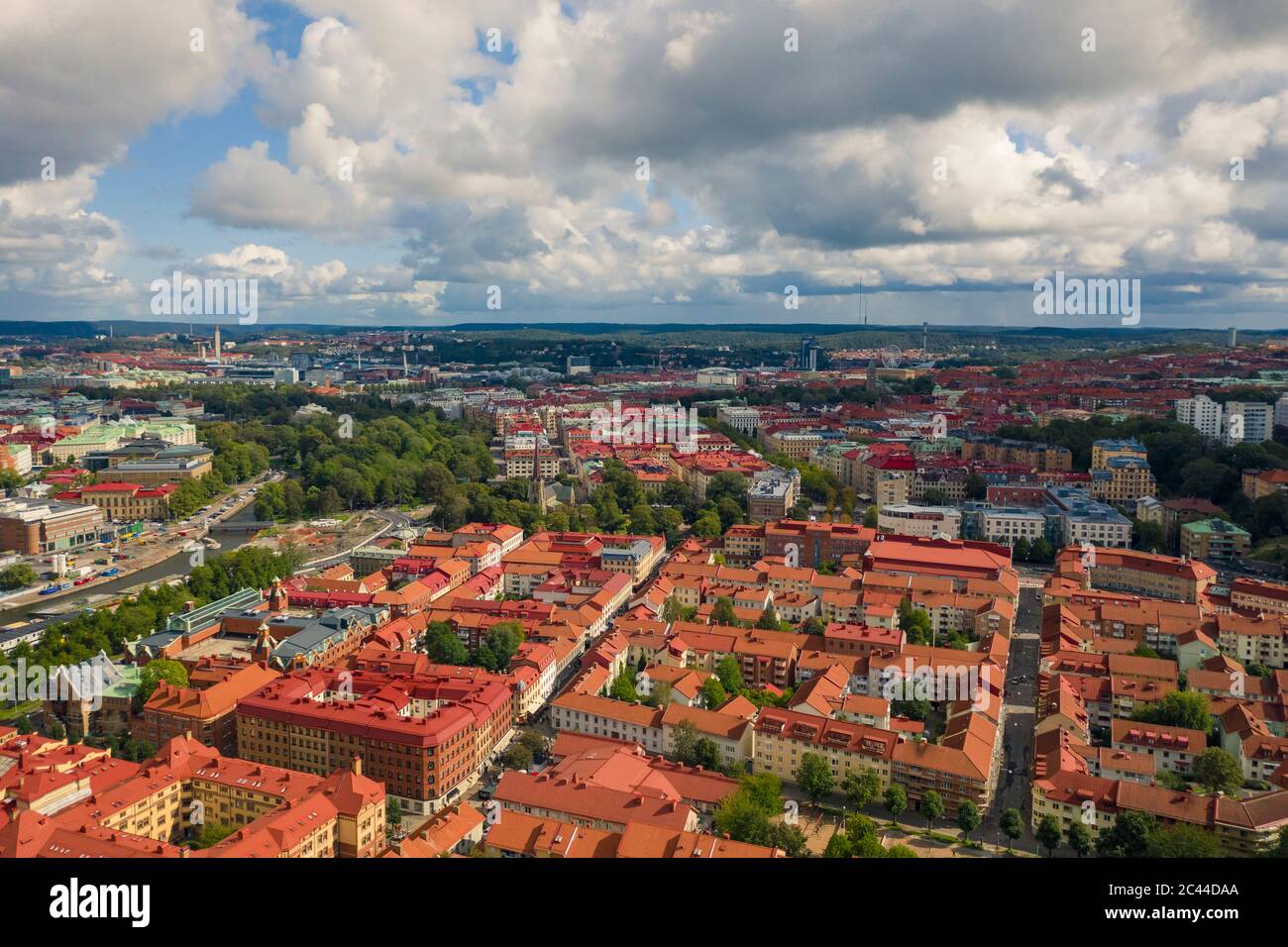 Sweden, Gothenburg, Aerial view of city Stock Photo - Alamy