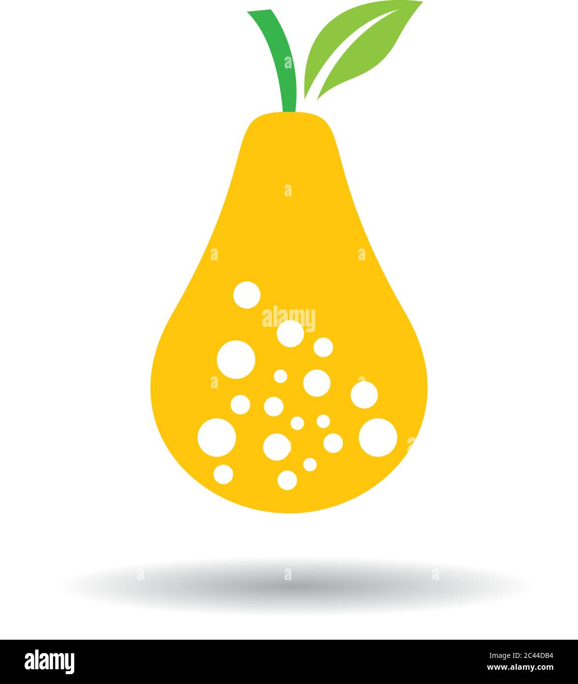 Two pears vector vectors hi-res stock photography and images - Alamy
