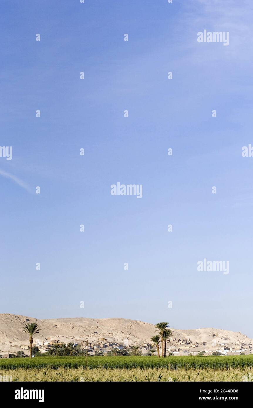 Landscape in Luxor, Egypt Stock Photo - Alamy