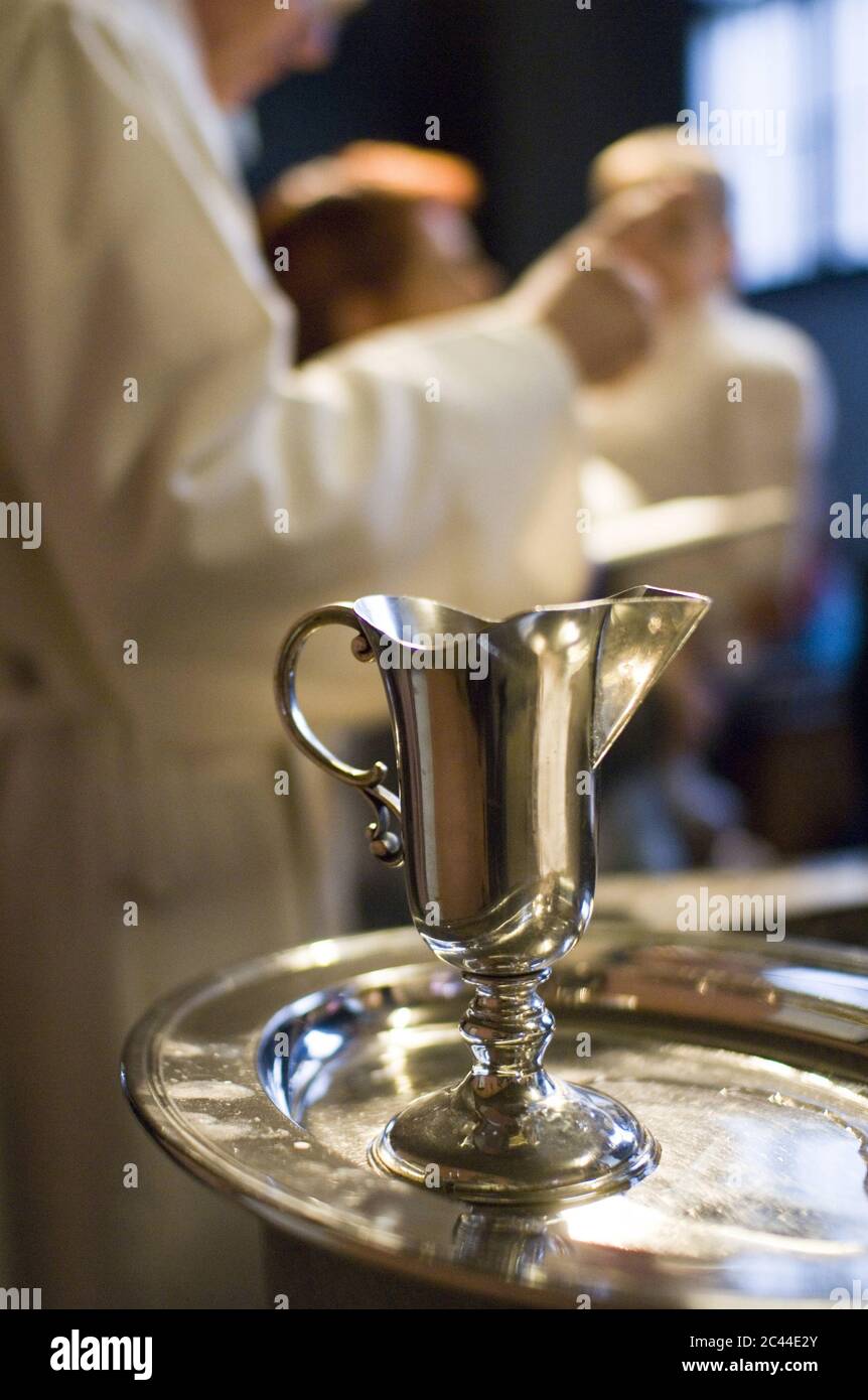 Chalice for the sacrament Stock Photo - Alamy