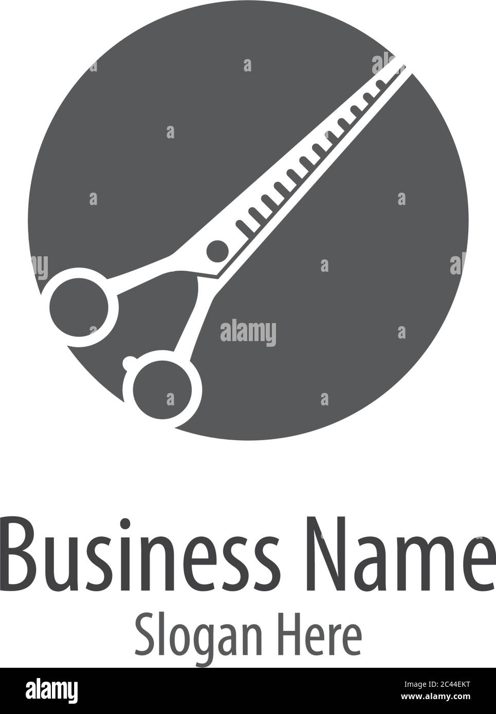 Scissors Logo Icon template vector illustration Stock Vector Image ...