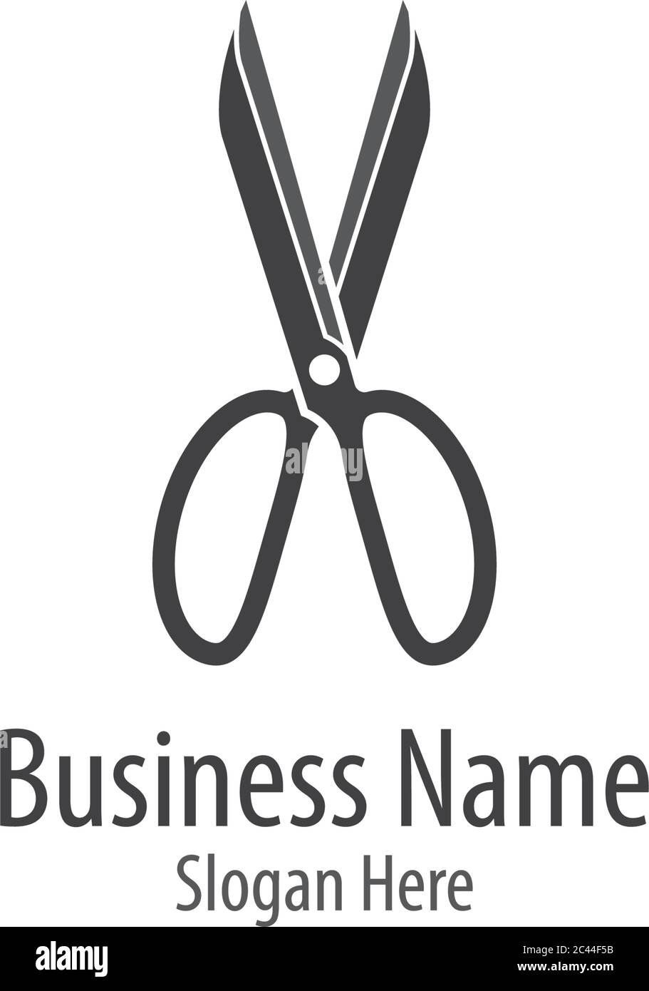 Scissors logo template vector icon illustration design Stock Vector ...