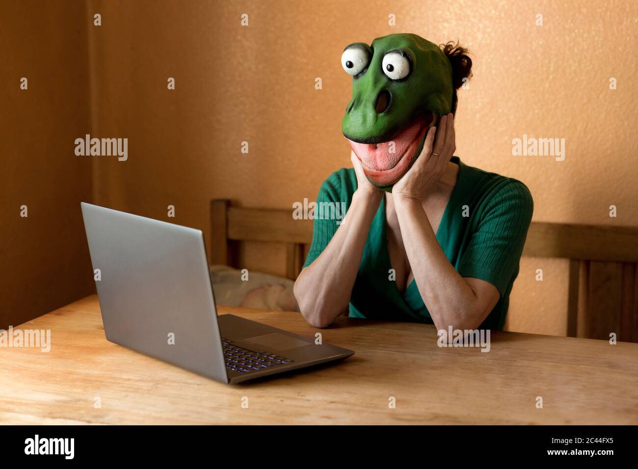 Frog face mask hi-res stock photography and images - Alamy