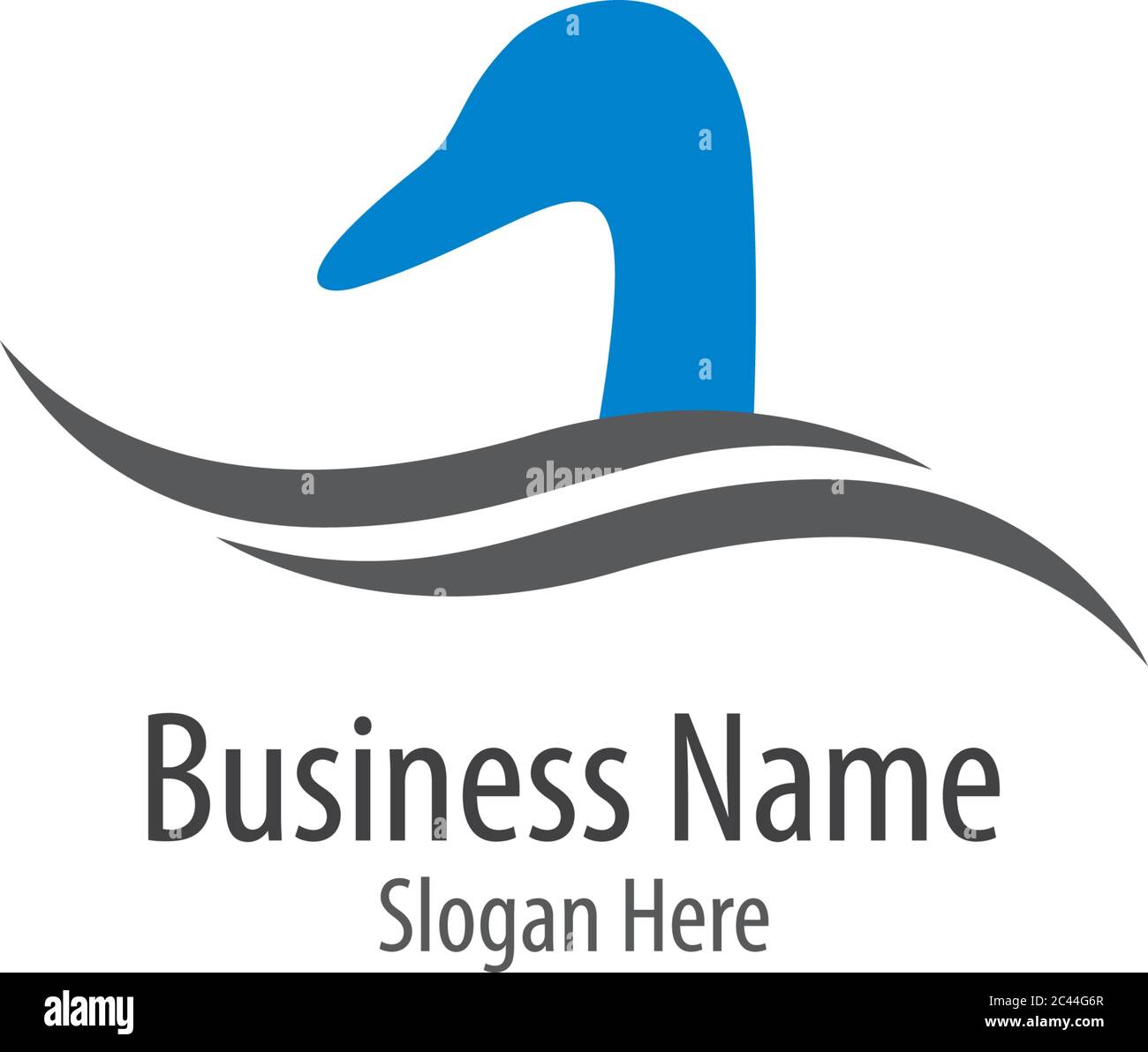Duck logo template vector icon illustration design Stock Vector Image ...