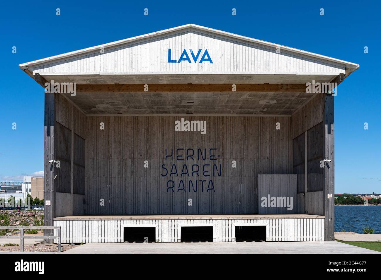 Outdoor Stage In The Woods