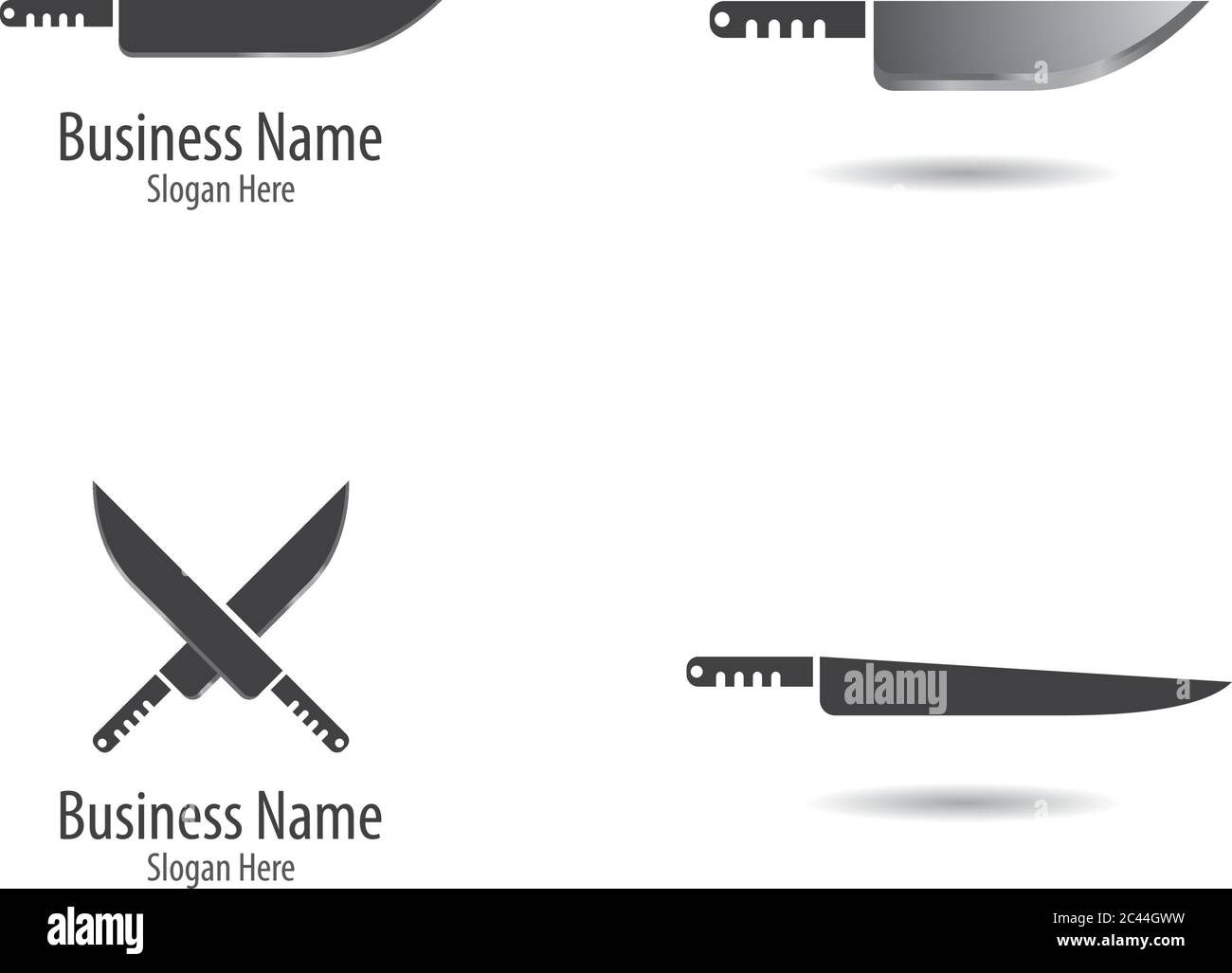 Knife logo template vector icon illustration design Stock Vector Image ...