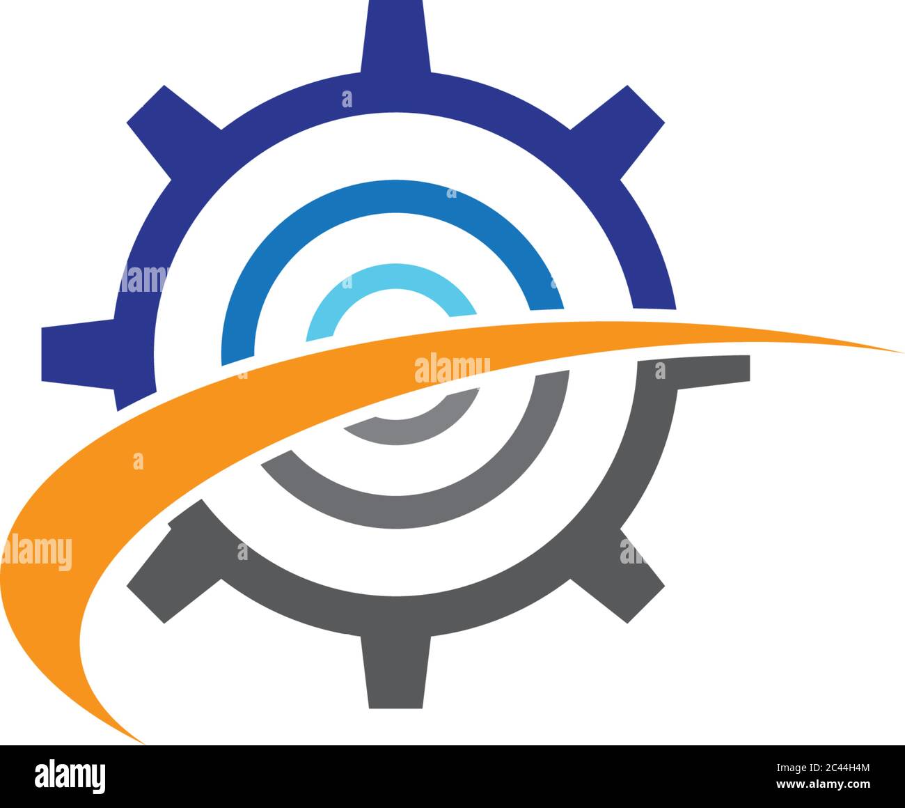 Gear logo template vector icon illustration design Stock Vector Image ...
